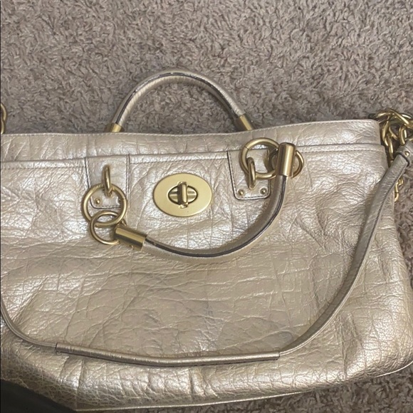 Coach | Bags | Coach Metallic Purse | Poshmark